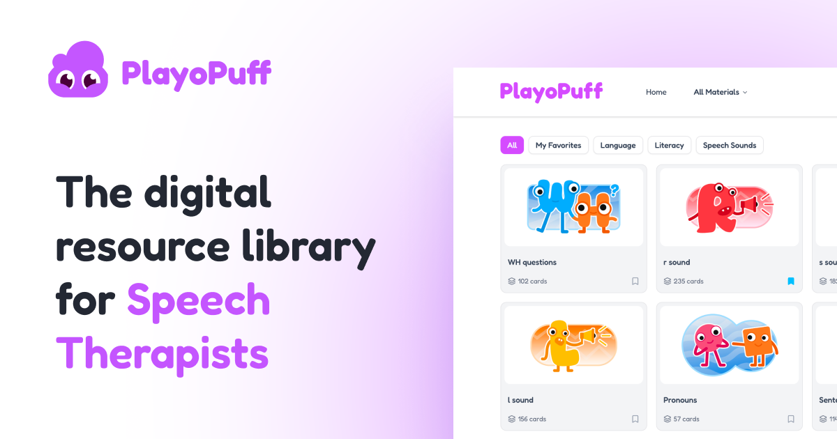 TH Medial Articulation Words | PlayoPuff
